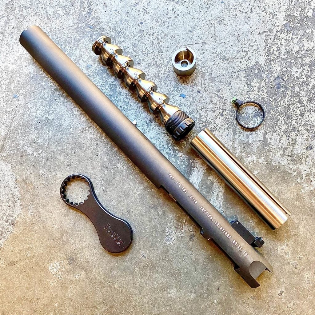 Tactical Solutions model PAC-LITE TSS integrally suppressed .22 LR ...