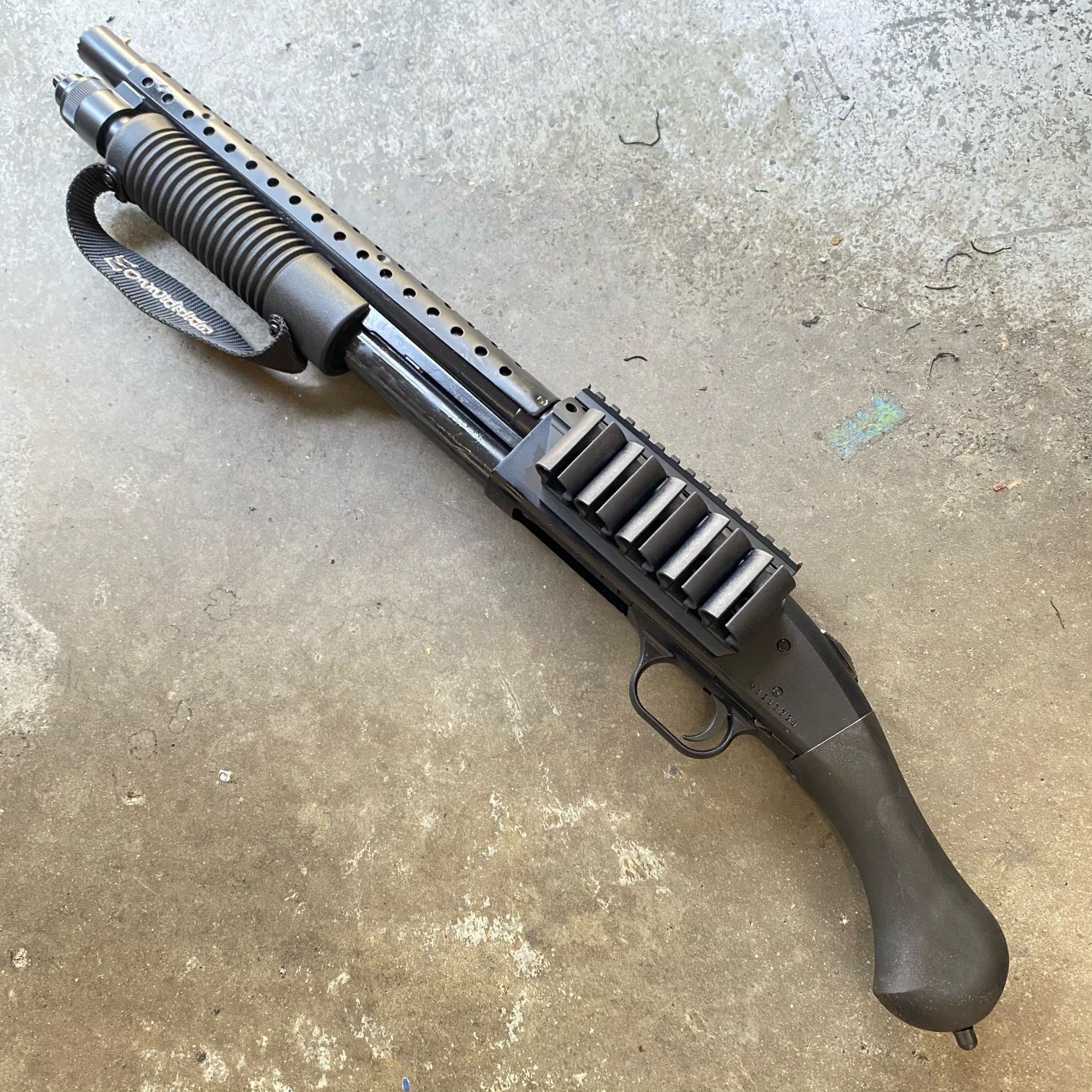 Mossberg 590 Shockwave 12 Gauge Stand Off 14 375 Barrel Boresight Mossberg 590 Shockwave 12 Gauge Stand Off 14 375 Barrel Boresight