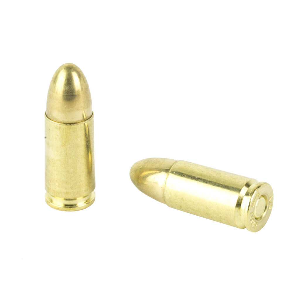 Patriot Sports 9mm Luger, 124 Gr FMJ, box of 50. | Boresight Solutions