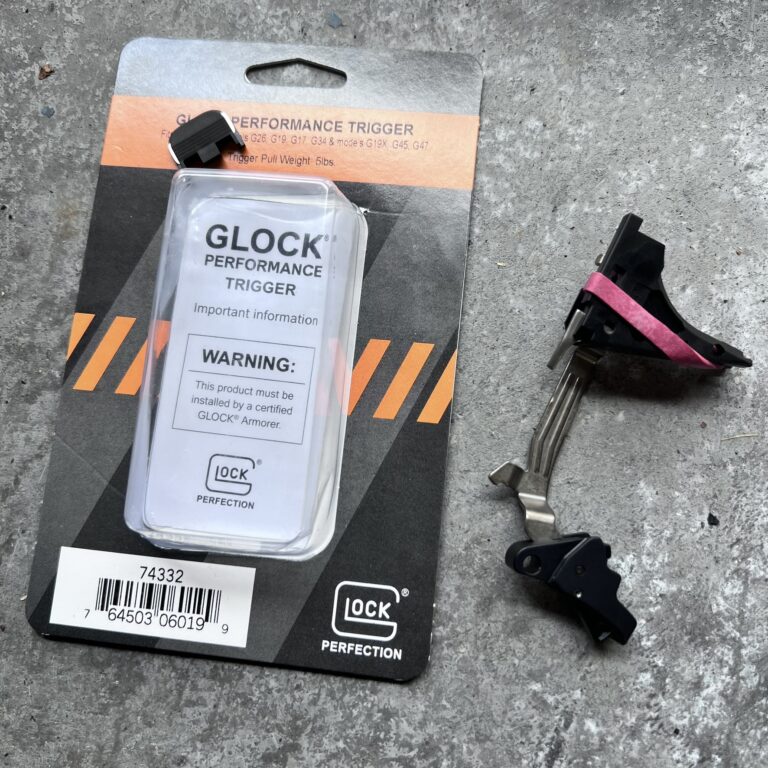 GLOCK Performance Trigger, with Apex Tactical Trigger Shoe. GEN 4 ...