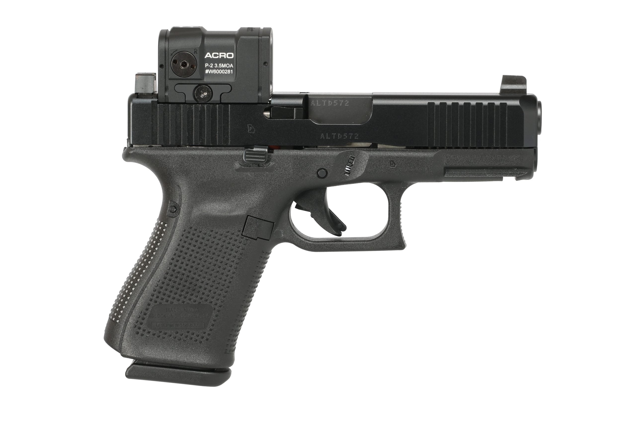 GLOCK 19 gen 5 MOS UA195S303MOS7A1 ACRO P2, free shipping | Boresight ...